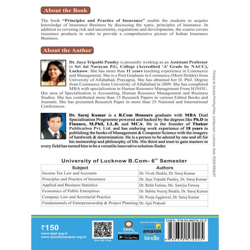 Principles And Practice Of Insurance