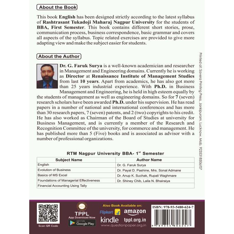 English BBA First semester First sem 1st semester 1st sem