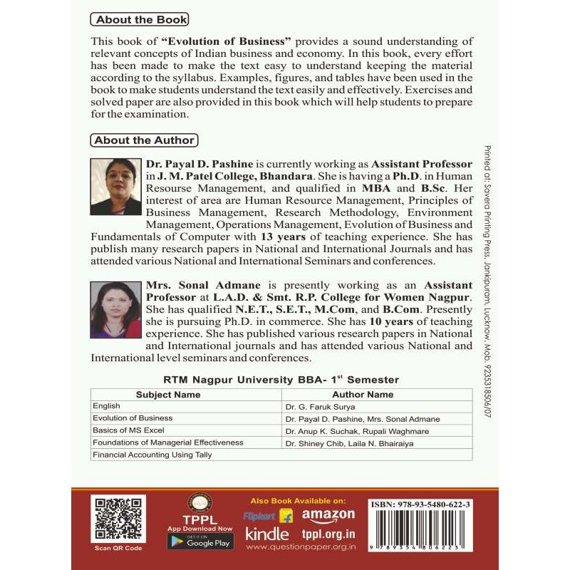 Evolution of Business BBA 1 semester | Thakur Pvt. Ltd.