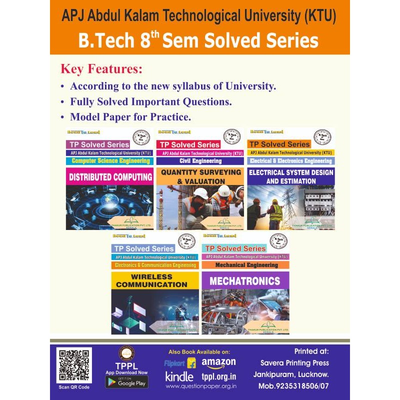 KTU B.TECH 8 SEM TP Solved Series ELECTRICAL SYSTEM DESIGN AND ESTIMATION