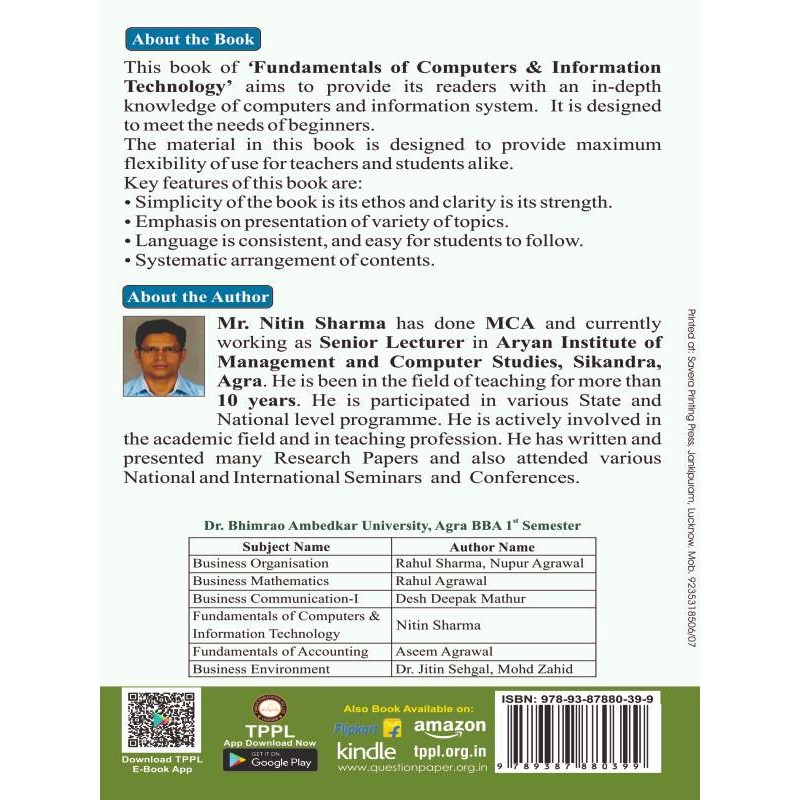 Fundamentals of Computers & Information Technology