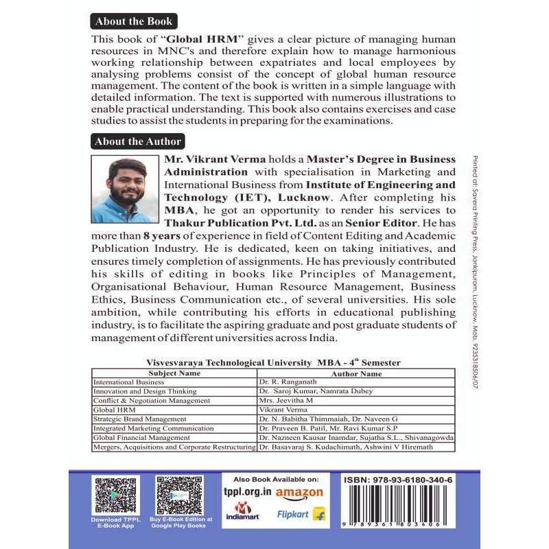 GLOBAL HRM VTU MBA 4TH SEM