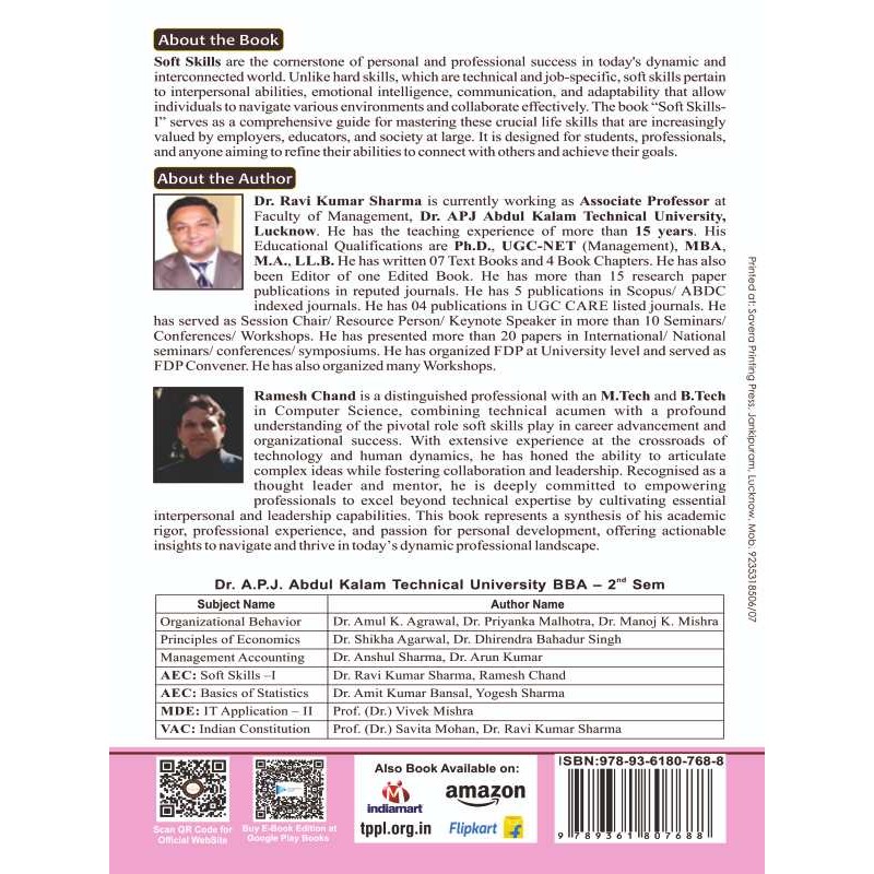 SOFT SKILLS-I AKTU BBA Second Sem
