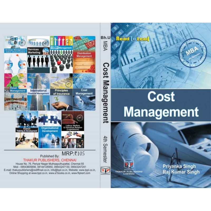 Cost Management Book for MBA 4th Semester Bharathiar University