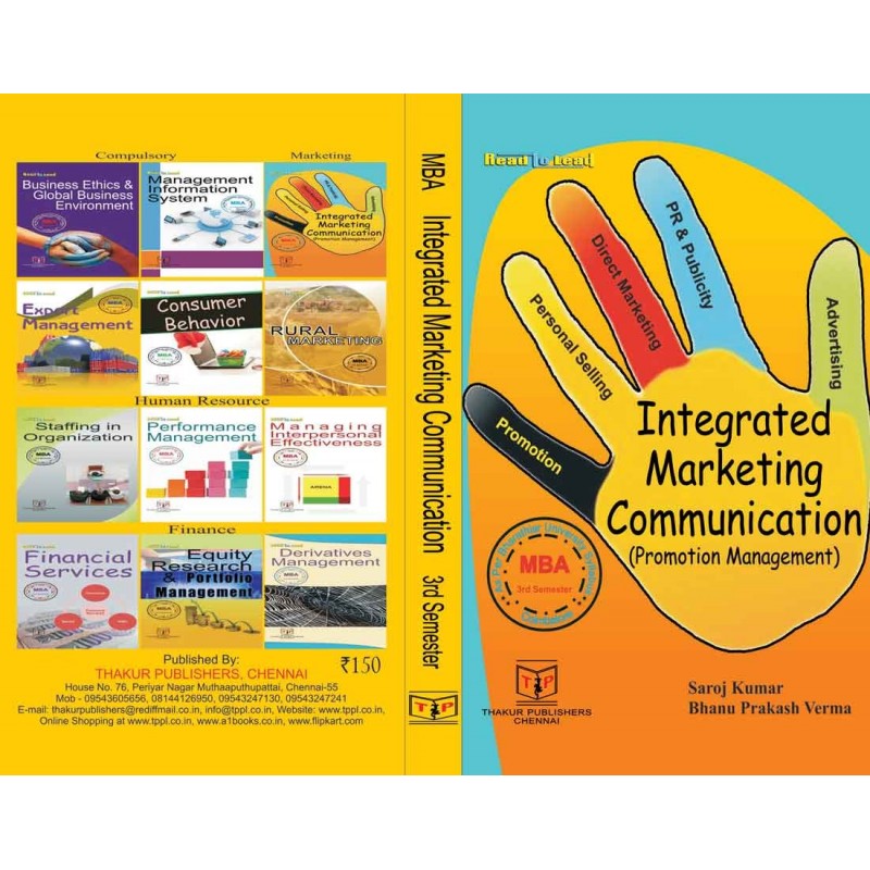 Integrated Marketing Communication Book for MBA 3rd Semester
