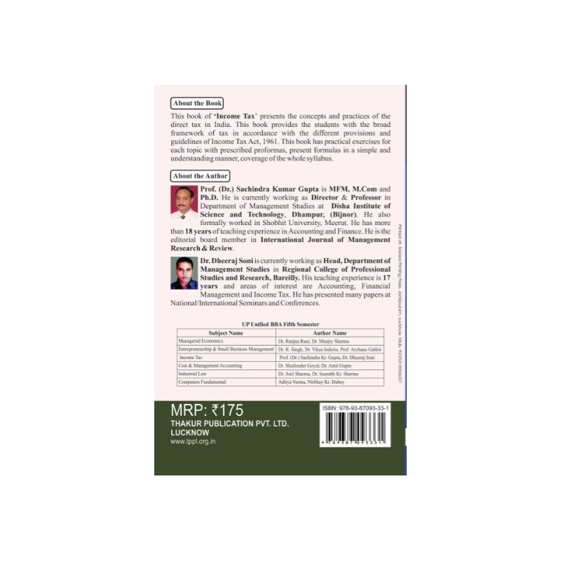 Income Tax 5 semester fifth semester